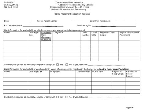 Form Dpp 112a Fill Out Sign Online And Download Printable Pdf Kentucky Templateroller
