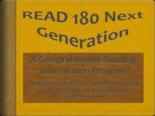 Ethan Pendergraft Read Next Generation Research Presentation PPTX