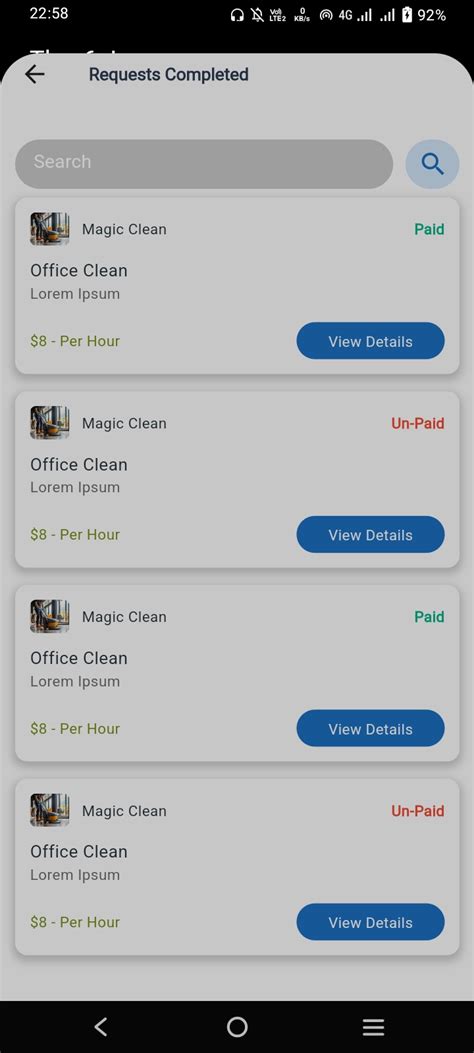 Premium Home Cleaning Services App Flutter UI By CodentraTech CodeCanyon