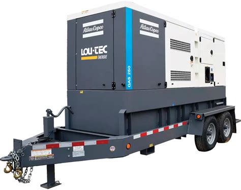 A04 Towable Diesel Generator 200 Kw 250 Kva Rental Lou Tec