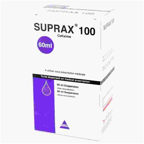 Suprax 100 Mg 5 Ml Suspension 60 Ml