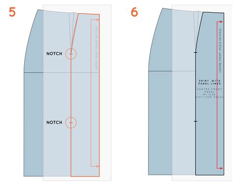 How To Add Panel Lines To A Skirt Pattern — In The Folds