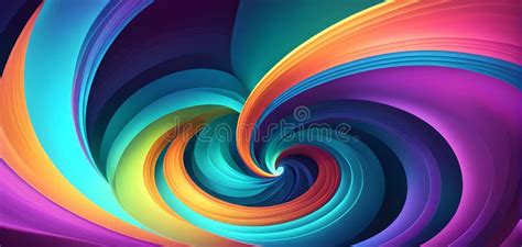 spiral shape that slowly expands rotates and shifts colors in a soft