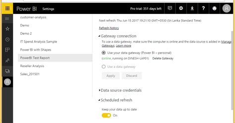 dinesh s blog being compiled power bi scheduled refresh