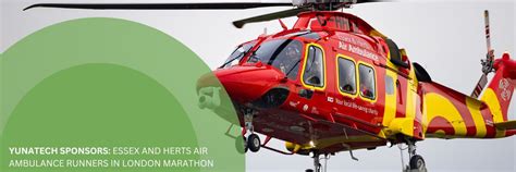 Yunatech Sponsors Essex And Herts Air Ambulance Runners In London Marathon Yunatech Ltd