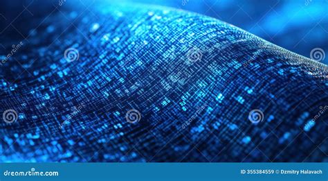 Futuristic Binary Code Flow Safe Information Technology Landscape Stock Image Image Of