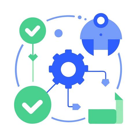 Business Process Automation Vector Illustration Design Premium Ai Generated Vector