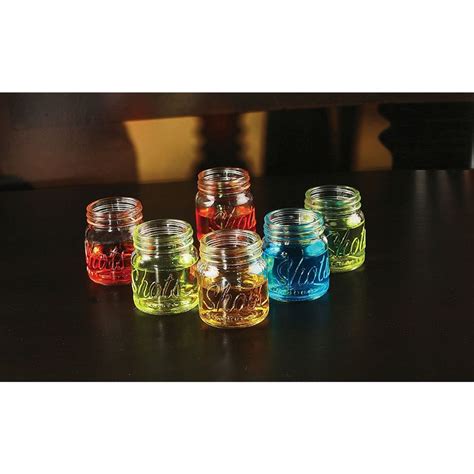 Circleware Mini Mason Jar Shot Glasses Set Of 6 In 2025 Mason Jar