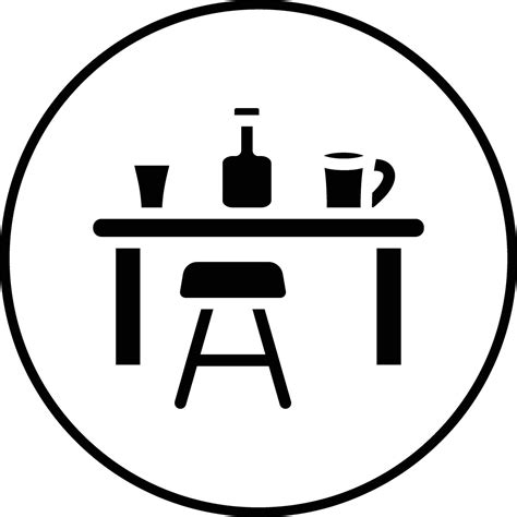 Bar Counter Vector Icon 38124570 Vector Art At Vecteezy