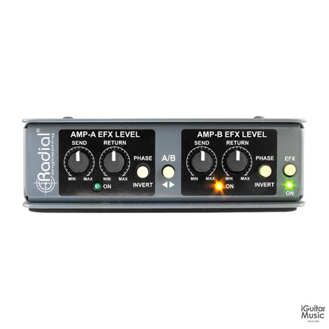 Radial Twinline Effects Loop Interface Iguitar Music