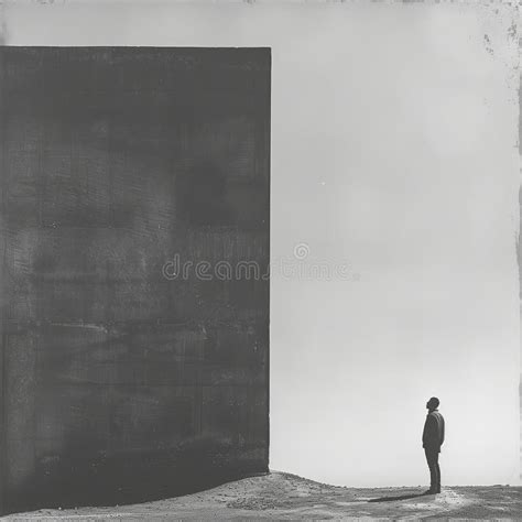 Basic Monochrome Composition With Negative Space In The Middle Perfect