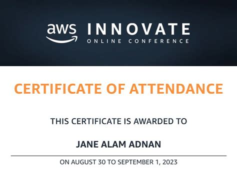 Awsinnovate Cloudcomputing Aws Innovation Continuouslearning Networking Technology Jane
