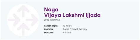 Success Story Naga Vijaya Lakshmi Ijjada Path Forward