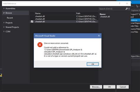 Visual Studio C Dll Reference Stack Overflow
