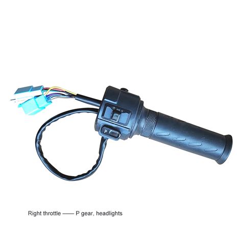Electric Scooter Accelerator Integrated Light Switch Throttle Speed