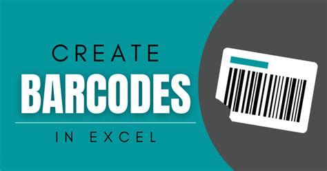 How To Create Custom Barcodes In Excel Beginners Guide QuickExcel