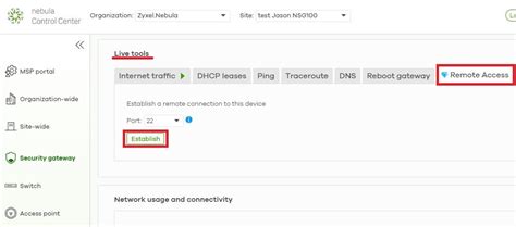 Nebula Using Nebula Remote Access To Gain Real Time Device Data For Network Troubleshooting