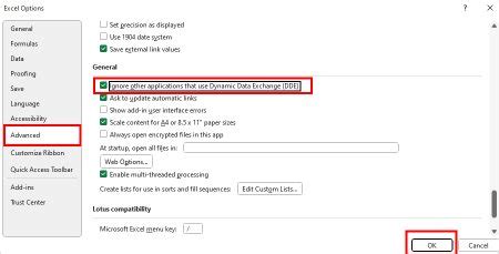 How To Fix OLE Action Error In Excel