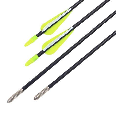 Archery Od 7mm Fiberglass Arrow Shafts Crossbow Recurve Compound Bow ...