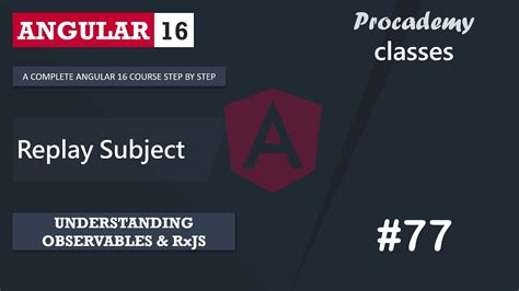 77 Replay Subject Understanding Observables And Rxjs A Complete