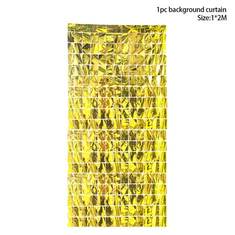 Badu Bg Декорации за парти за рожден ден Блестяща завеса Фон Фон за блестяща стена с дължина 2