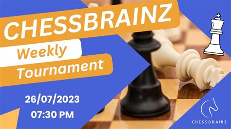 Chessbrainz Weekly Practice Tournament Youtube