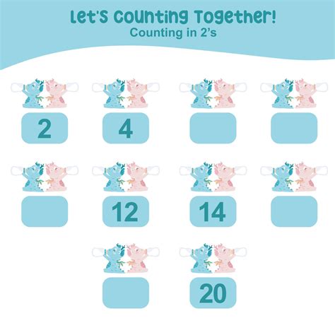 Mathematic Counting Worksheet Math Activity Count And Write The Missing Numbers Math