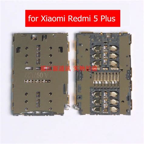 For Xiaomi Redmi Plus Sim Card Slot Reader Micro Sd Nano Sim Card Connector Socket Holder Tray