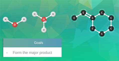 Solved H H C H H C C Goals Form The Major Product Chegg Com