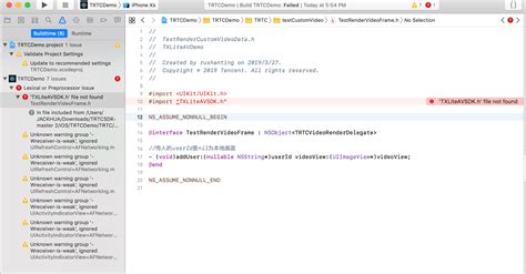 xcode下载的demo运行不起来哦 Issue tencentyun TRTCSDK GitHub