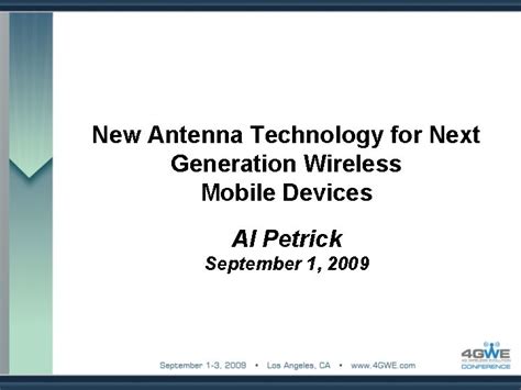 New Antenna Technology For Next Generation Wireless Mobile