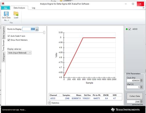 ads124s08evm ads124s08 adc incorrect signal reading with 4 6v input