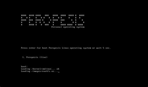 小型极简主义 linux 发行版：peropesis linuxstory