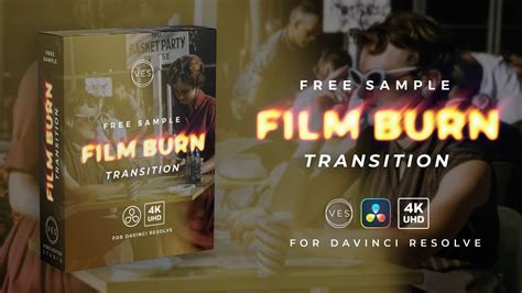 Film Burn Transition Pack For Davinci Resolve