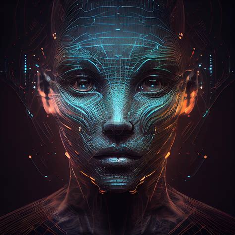 Premium Photo Alien Scifi Concept Generative Ai
