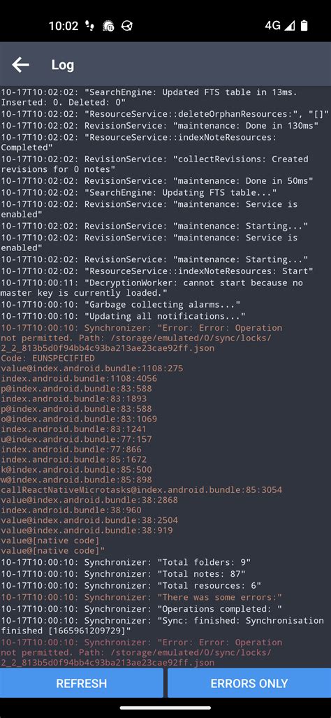 joplin on android crashes when trying to open any note · issue 6950
