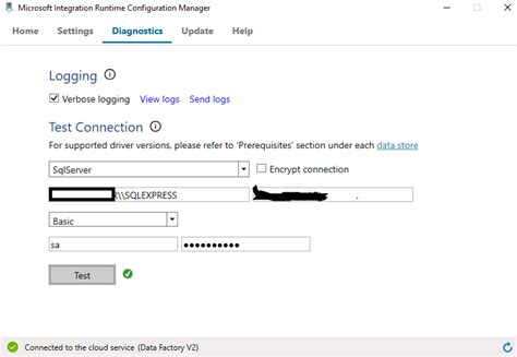 Azure Microsoft Integration Runtime Configuration Manager Failed To