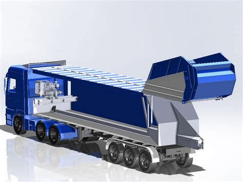 Garbage Compactor Semi Trailer