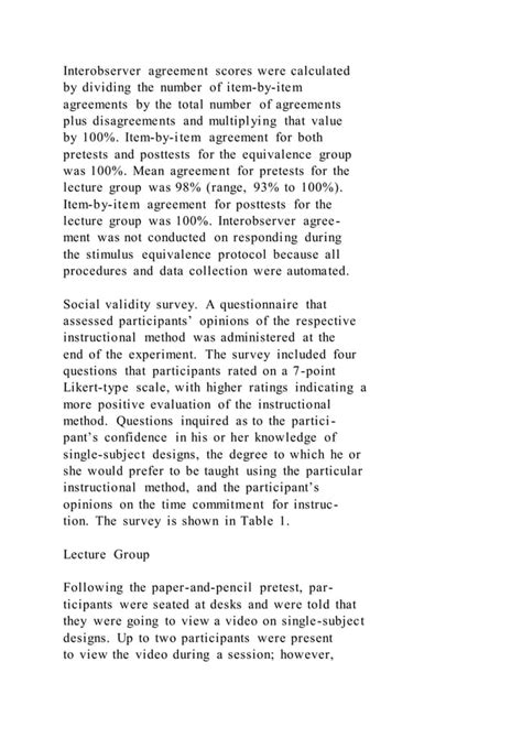 Comparison Of A Stimulus Equivalence Protocol Andtraditional Docx