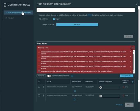 Daniel Simelka On Linkedin Issues Deploying A Greenfield Vmware Cloud Foundations 5 X Instance