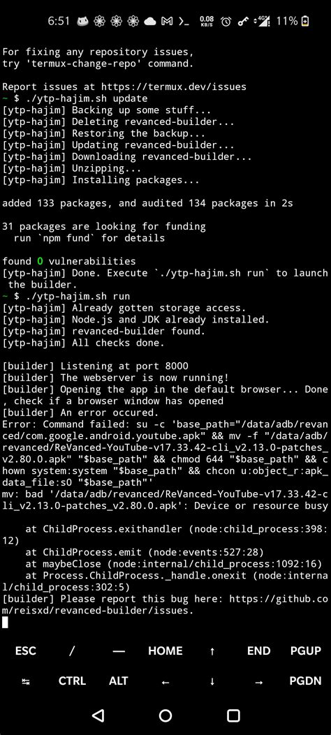 cannot mount revanced root · issue 492 · reisxd revanced builder · github