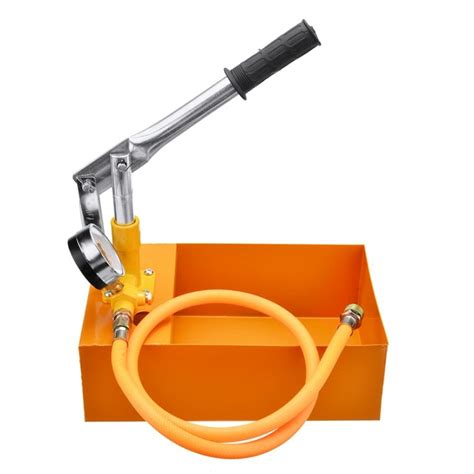 1 Set Sárga Víznyomáscsökkentő Tester 25mpa Pipeline Tester 25kg Kézi Hidraulikus