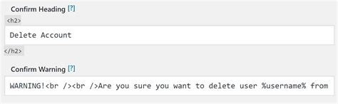 How To Give Users An Account Deletion Option In Wordpress Ask The Egghead Inc