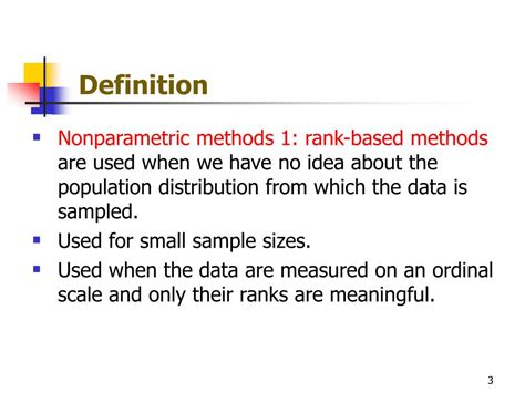 Ppt Nonparametric Statistical Methods Powerpoint Presentation Free