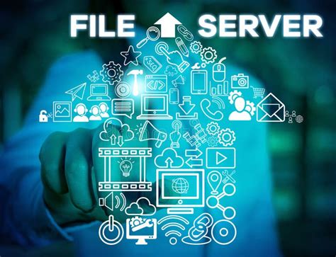 Writing Note Showing File Server Business Photo Showcasing Device Which Controls Access To