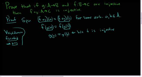 The Composition Of Injective One To One Functions Is Injective Proof Artofit