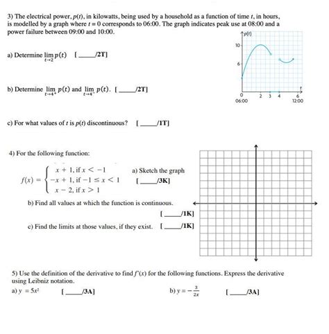 Solved 3 The Electrical Power Plt In Kilowatts Being Chegg Com