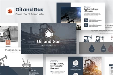 Oil And Gas Powerpoint Template Nulivo Market