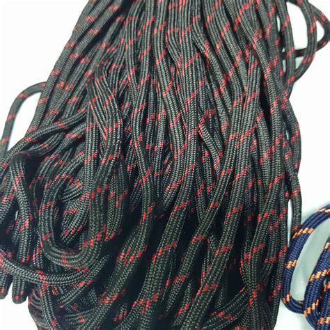 2 Mm Polyester Black Red Braided Rope 300 M At Rs 200kg In Bhiwandi