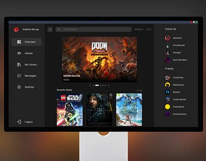 Game Launcher Design Projects Photos Videos Logos Illustrations And Branding Behance